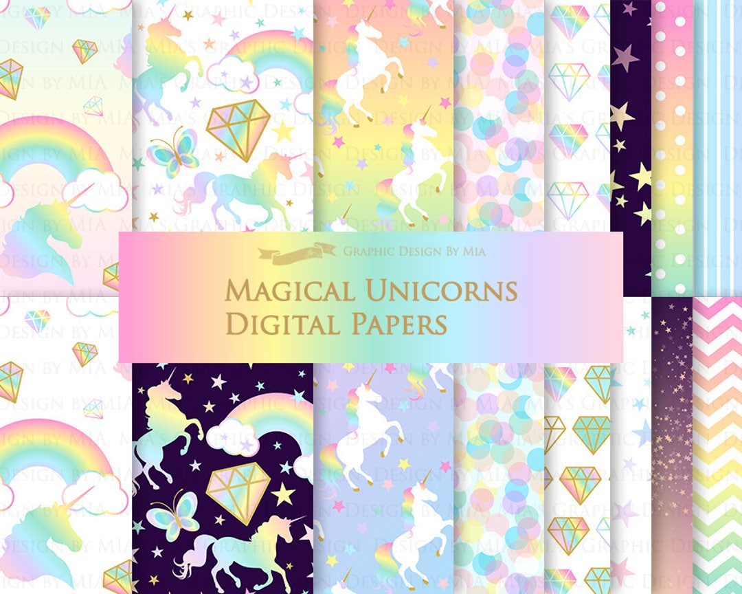 Magical Unicorns, Rainbow Unicorns, Einhorn, Unicorn Digital, Unicorn ...