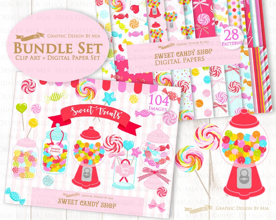 Candy Sweet Candy Candy Shop Candy Store Candy Digital - Etsy
