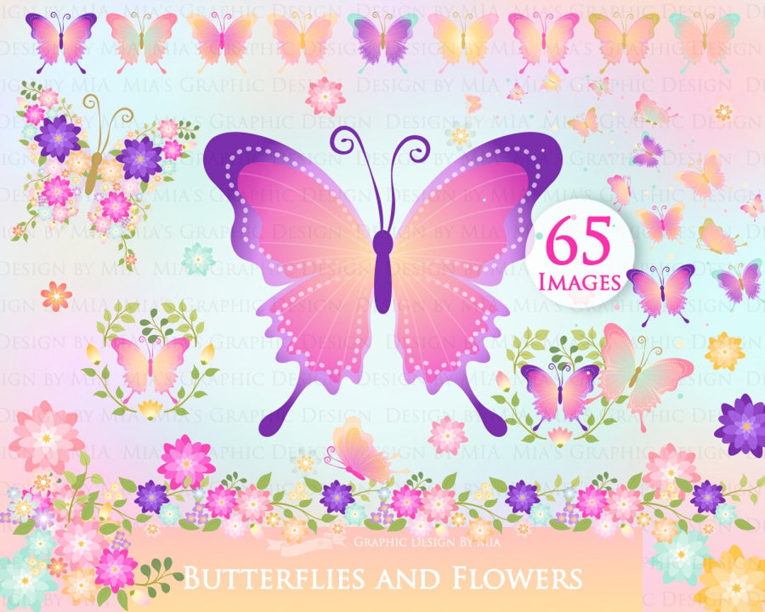 Butterfly, Butterflies and Flowers, Flower, Blooming Flower, Spring ...