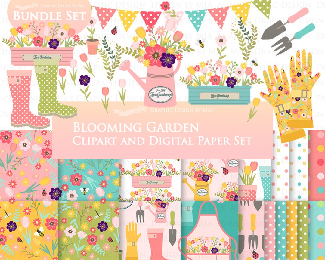 Blooming Garden, Flower, Blooming Flower, Flower Garden Clip Art ...