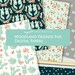 Fox Digital Paper, Mint Fox, Woodland Friends, Fox Digital, Fox Digital ...