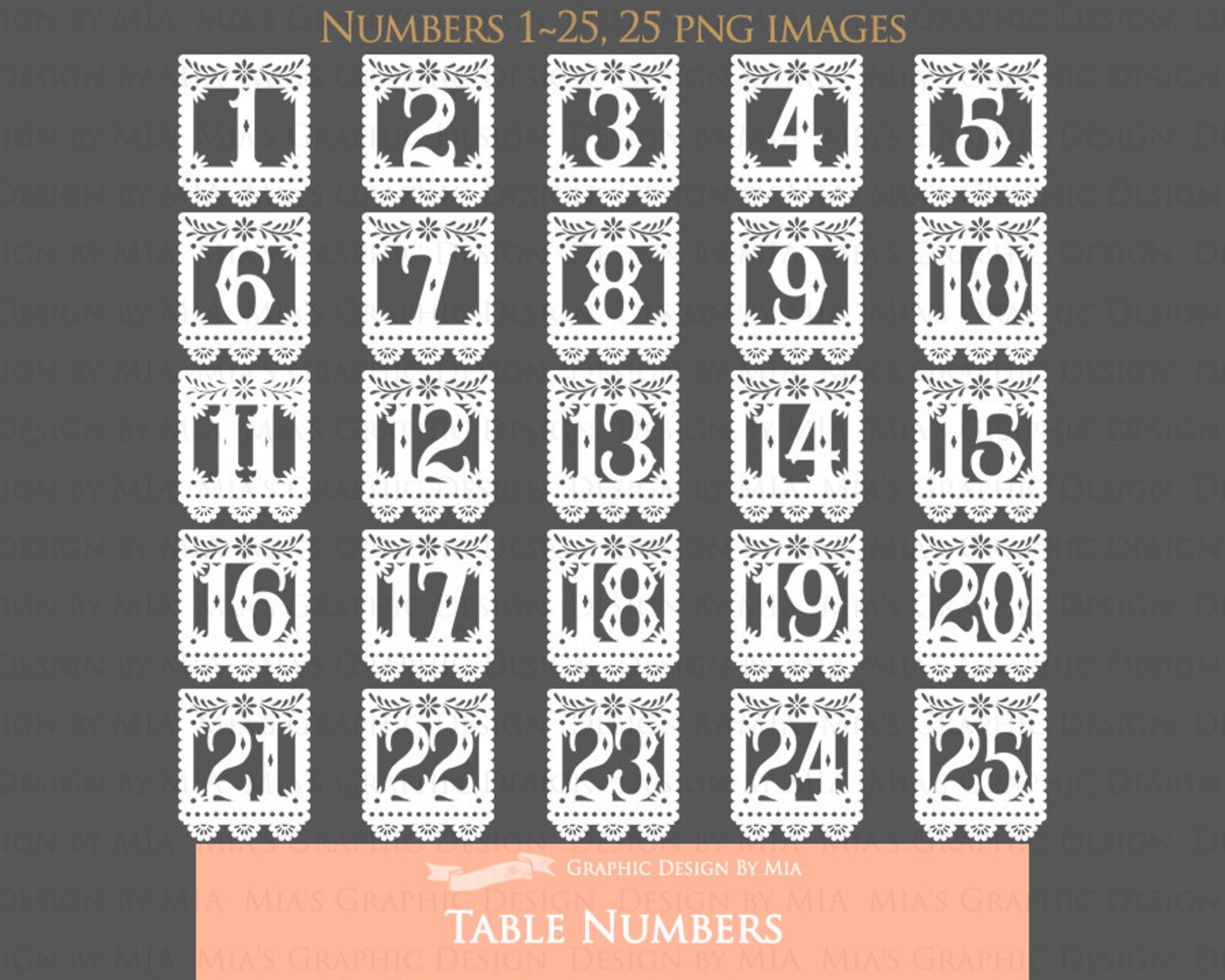 White Table Numbers Wedding Table Numbers Papel Picado - Etsy