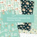Fox Digital Paper, Mint Fox, Woodland Friends, Fox Digital, Fox Digital ...