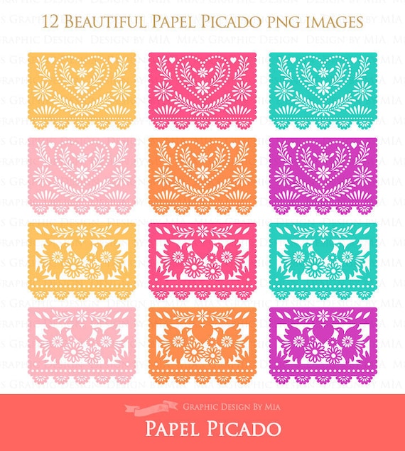 Papel Picado Banner Clipart For T Shirts