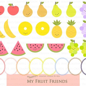Fruits, Fruit, Kawaii Fruits, Fruit Friends, Pineapple, Watermelon ...