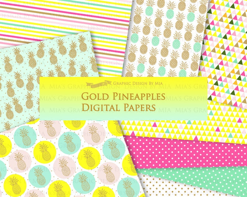 Pineapple. Gold Pineapple, Flat Gold, Hawaiian Party, Aloha, Luau ...