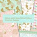 Gold Mermaid / Glitter Mermaid Digital Paper Pack - DP149 - Etsy