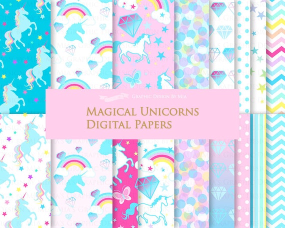Magical Unicorns, Blue Unicorns, Einhorn, Unicorn Digital, Unicorn ...