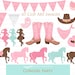 Cowgirl Clip Art, Cowgirl Digital, Cowgirl Party, Cowgirl Boots, Cowboy ...