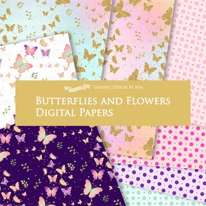 Butterfly, Gold Glitter, Butterflies and Flowers, Flower, Blooming ...