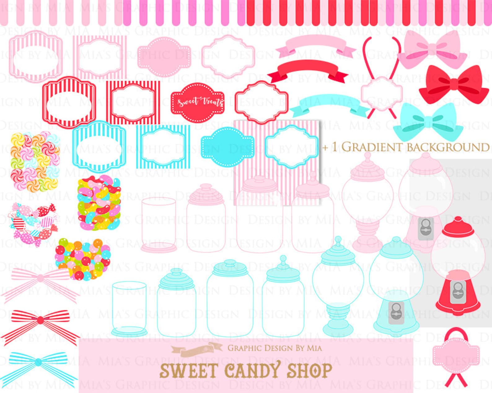 Candy Sweet Candy Candy Shop Candy Store Candy Digital | Etsy