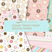 Donut, Yummy Donut Party, Doughnut, Donut Sprinkle Digital Paper Pack ...