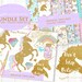 Magical Unicorns, Gold Glitter Unicorns, Einhorn, Unicorn Digital ...