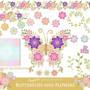 Butterfly, Gold Glitter, Butterflies and Flowers, Flower, Blooming ...