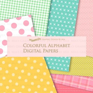 Alphabet & Numbers, Colorful Alphabet, Colorful Capital Letters ...