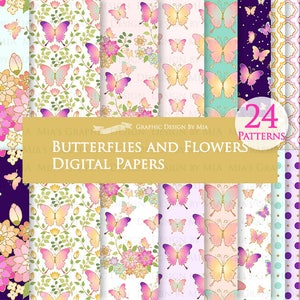 Butterfly, Gold Glitter, Butterflies and Flowers, Flower, Blooming ...