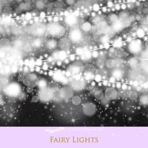 Bokeh / Fairy Lights / Bokeh Lights / String Lights Clip Art - Instant ...