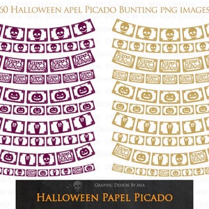 Halloween Papel Picado, Halloween Bunting, Day of the Dead Decoration ...