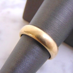 Mens Vintage Estate 14k Yellow Gold Wedding Band Ring 6.9g E2186 - Etsy