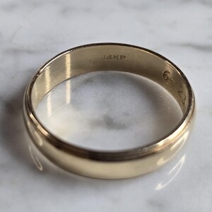 Mens Vintage Estate 14K Yellow Gold Wedding Band Ring 4.2g E6904 - Etsy