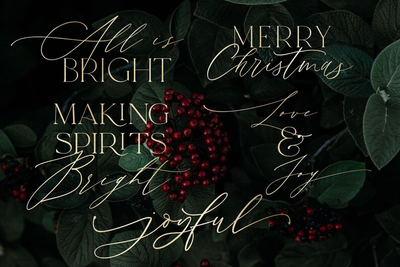 Modern Elegant Gold Foil Christmas Photo Overlay, Holiday Overlay ...