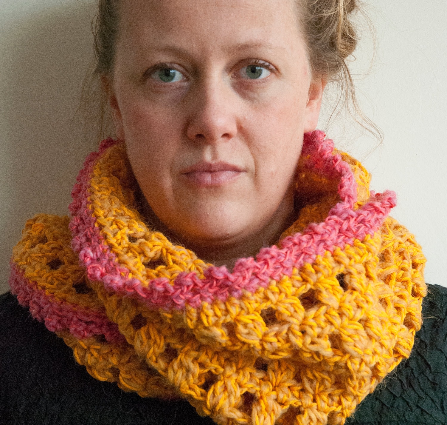 Haakpatroon warme cowl patroon gehaakte stoere cowl dubbele col shawl ...