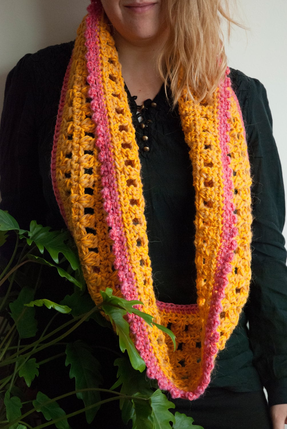 Haakpatroon warme cowl patroon gehaakte stoere cowl dubbele col shawl ...