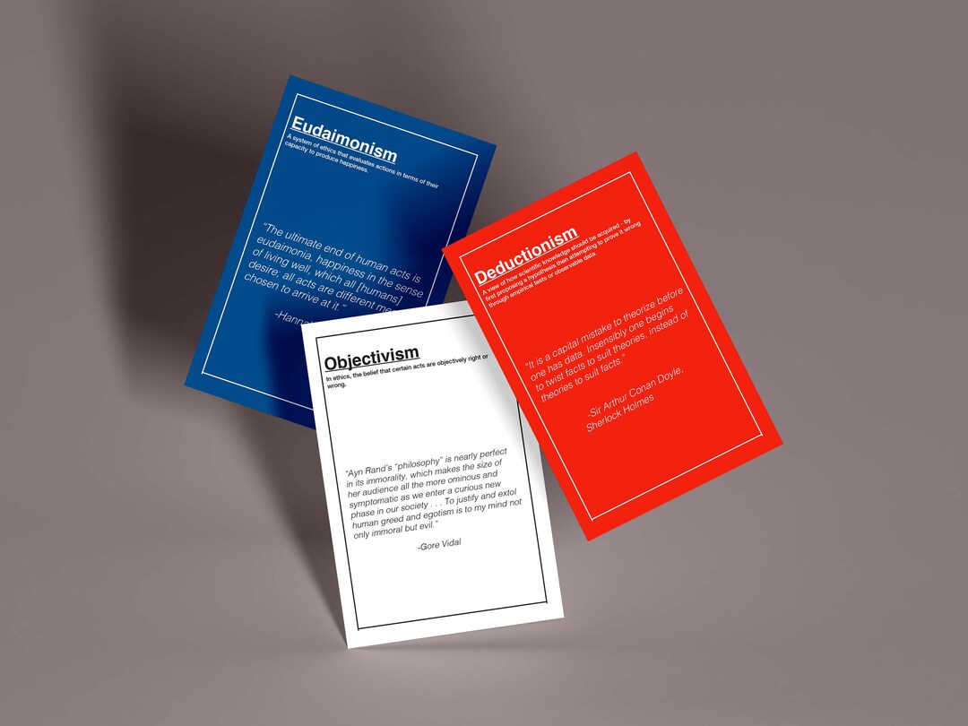 Philosophy Poster Set | Philosophy Wall Art | Stoic Art | Literary ...