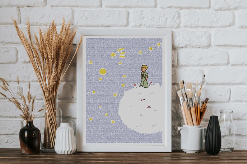 The Little Prince Art Print Le Petit Prince Nursery Print Litograph ...