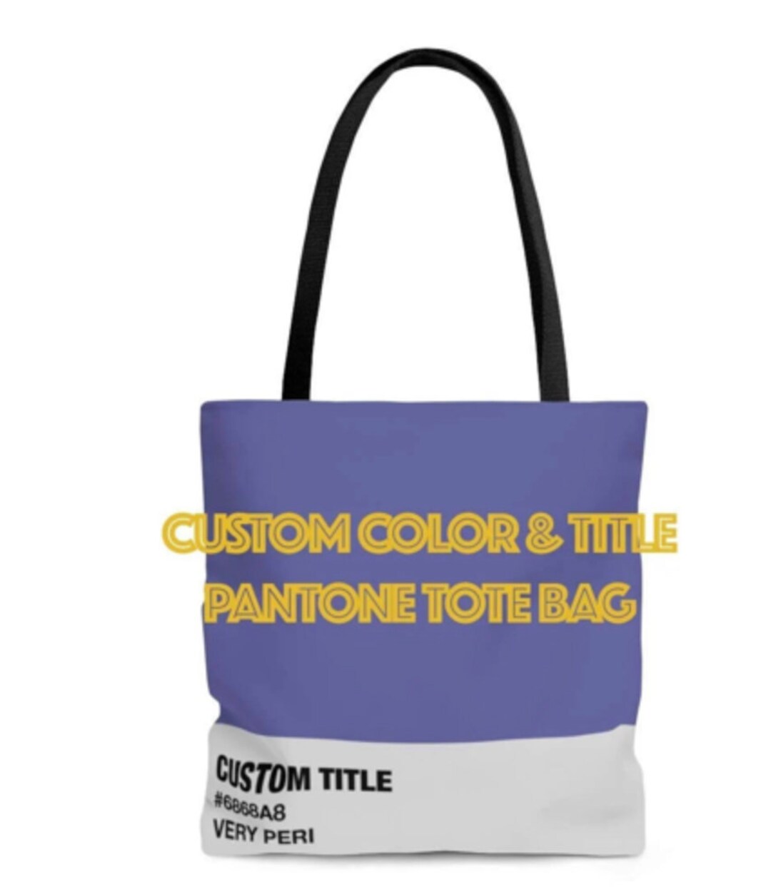 Custom Color Tote Bag | Cute Colour Tote | Pantone-inspired Colour TOTE ...