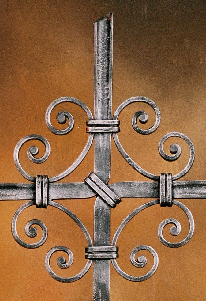 Forged Tombstone Cross/grave Cross/cemetery Cross - Etsy