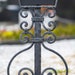 Forged Tombstone Cross/grave Cross/cemetery Cross With Jesus and Plate ...