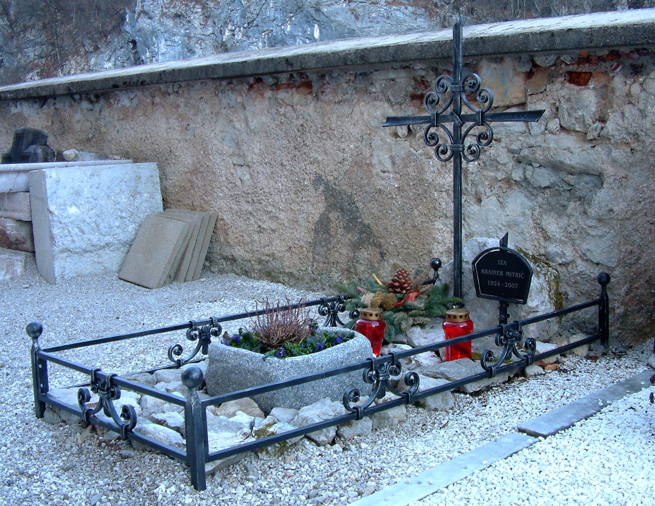 Forged Tombstone Cross/grave Cross/cemetery Cross - Etsy