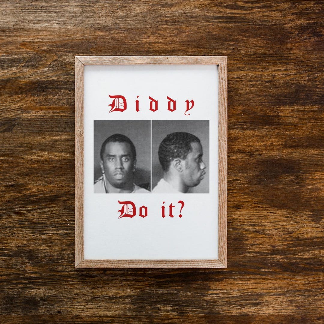 P Diddy Digital Art Print Bundle Printable Party Decor & Wall Art for ...