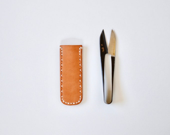 Leather Scissor Case, Japanese Scissor Case, Thread Cutter Cover ...