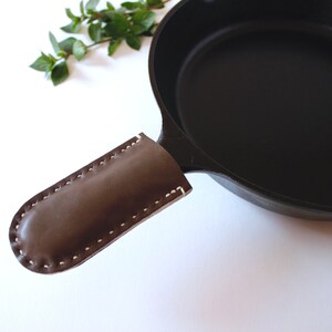 Leather Pot Holder for Cast Iron Skillet Skillet Handle - Etsy