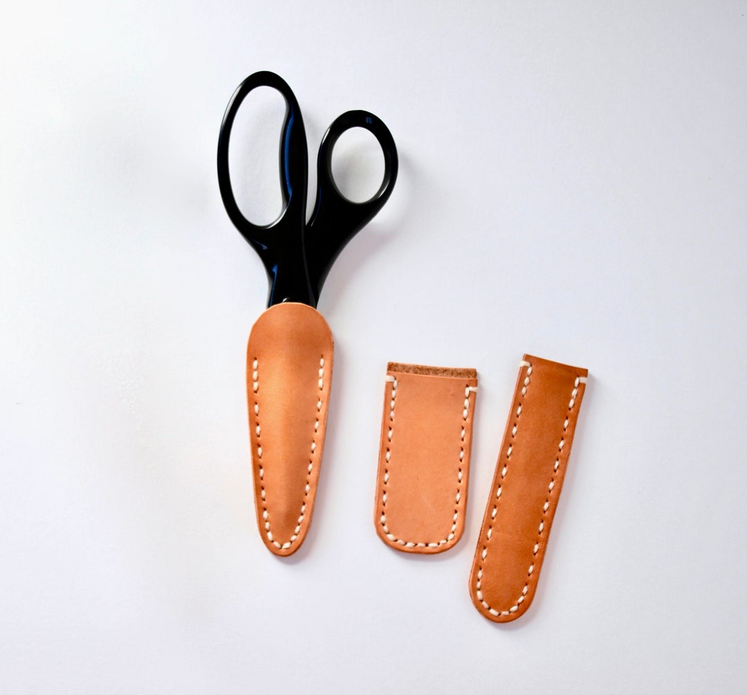 Scissor Case, Leather Scissor Case, Thread Cutter Cover, Thread Snips ...