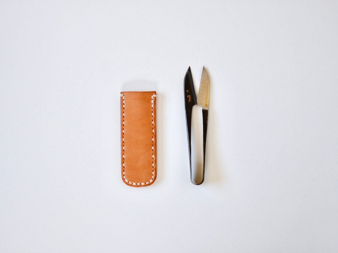 Leather Scissor Case, Japanese Scissor Case, Thread Cutter Cover ...