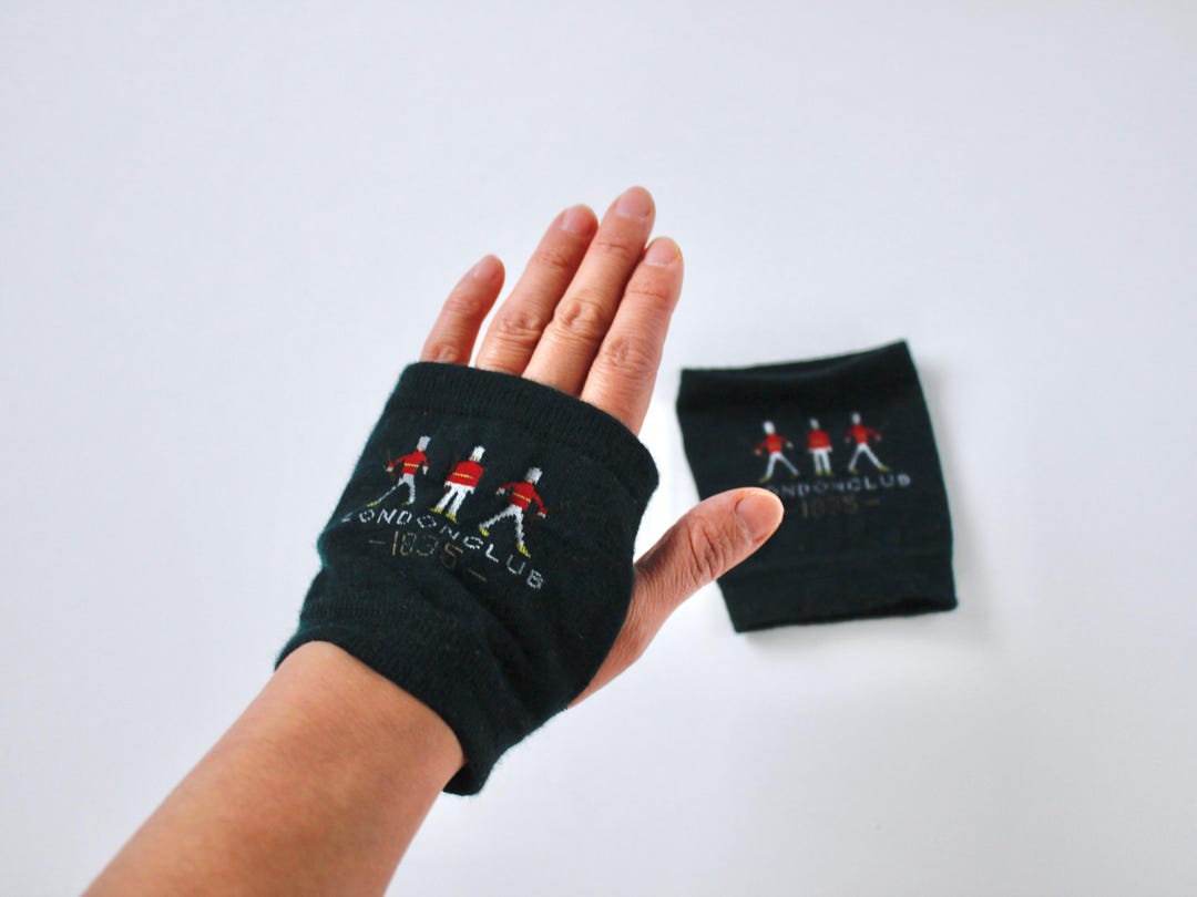 Vintage Fingerless Gloves, 1990s Japanese Mittens - Etsy