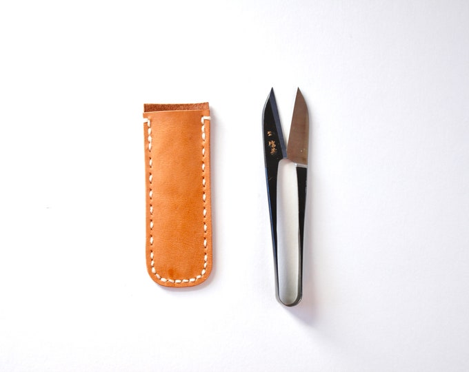 Leather Scissor Case Japanese Scissor Case Thread Cutter - Etsy
