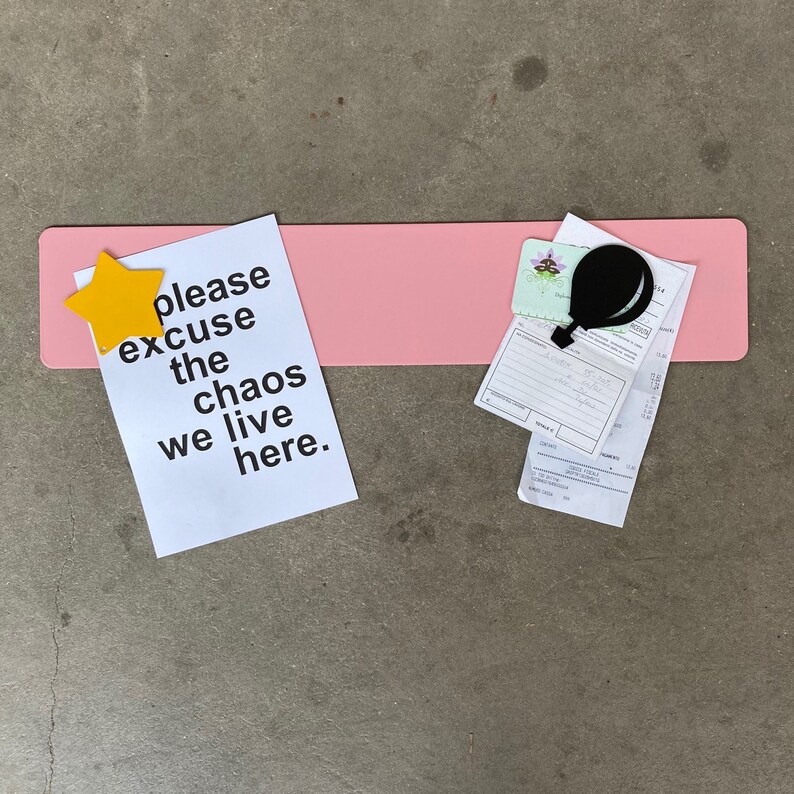 Magnetic Bulletin Board, Post Holder, Magnetic Memo Board, With Colored ...