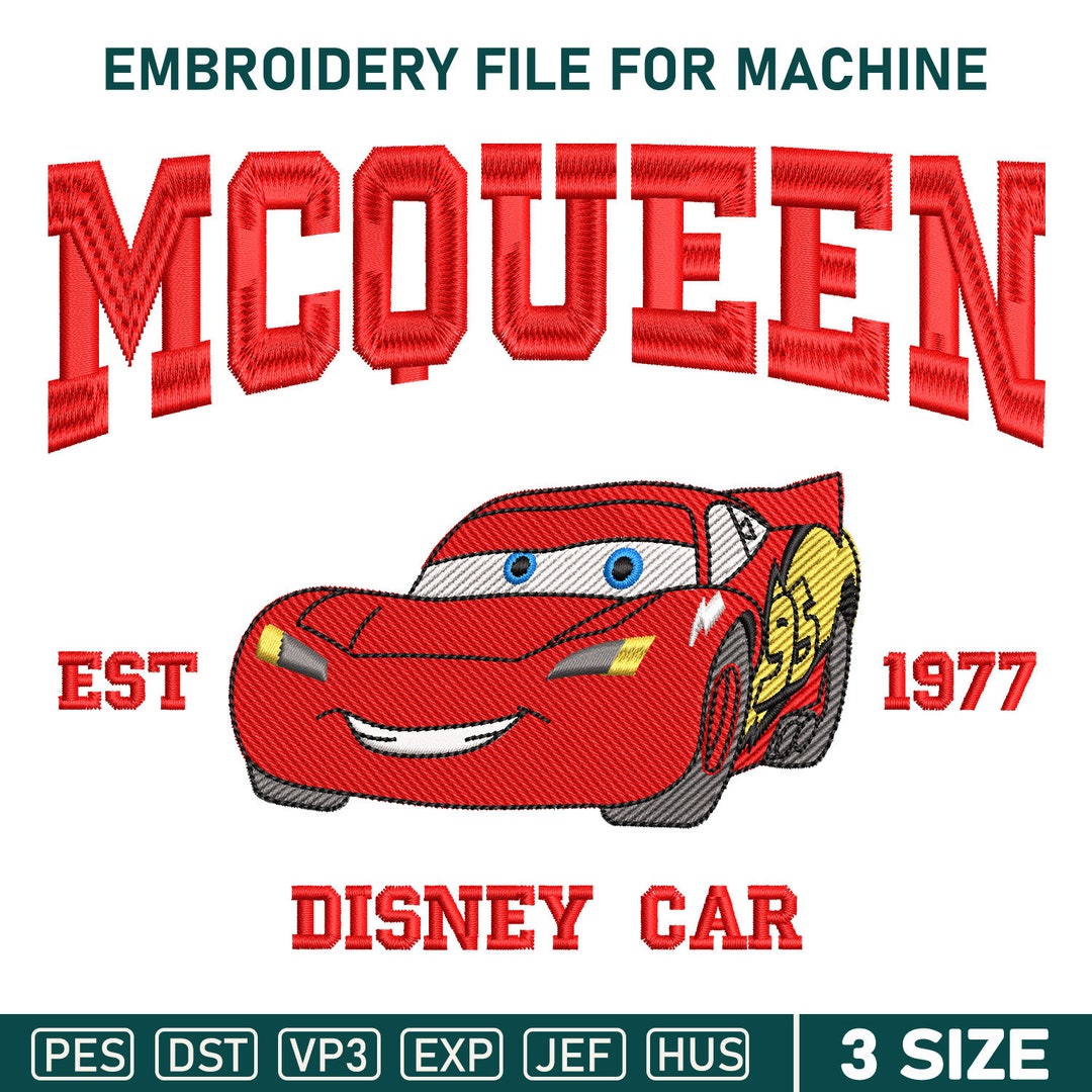 Red Car Embroidery Pattern, Red Car Machine Embroidery Designs, Red Car ...