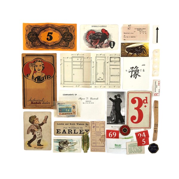 Ephemera Packs - Etsy