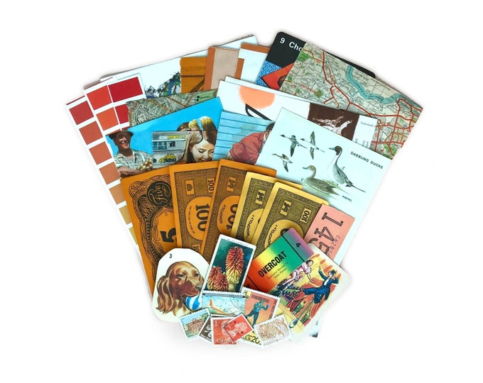 Splendid vintage paper ephemera supplies by VintageEphemeraShop