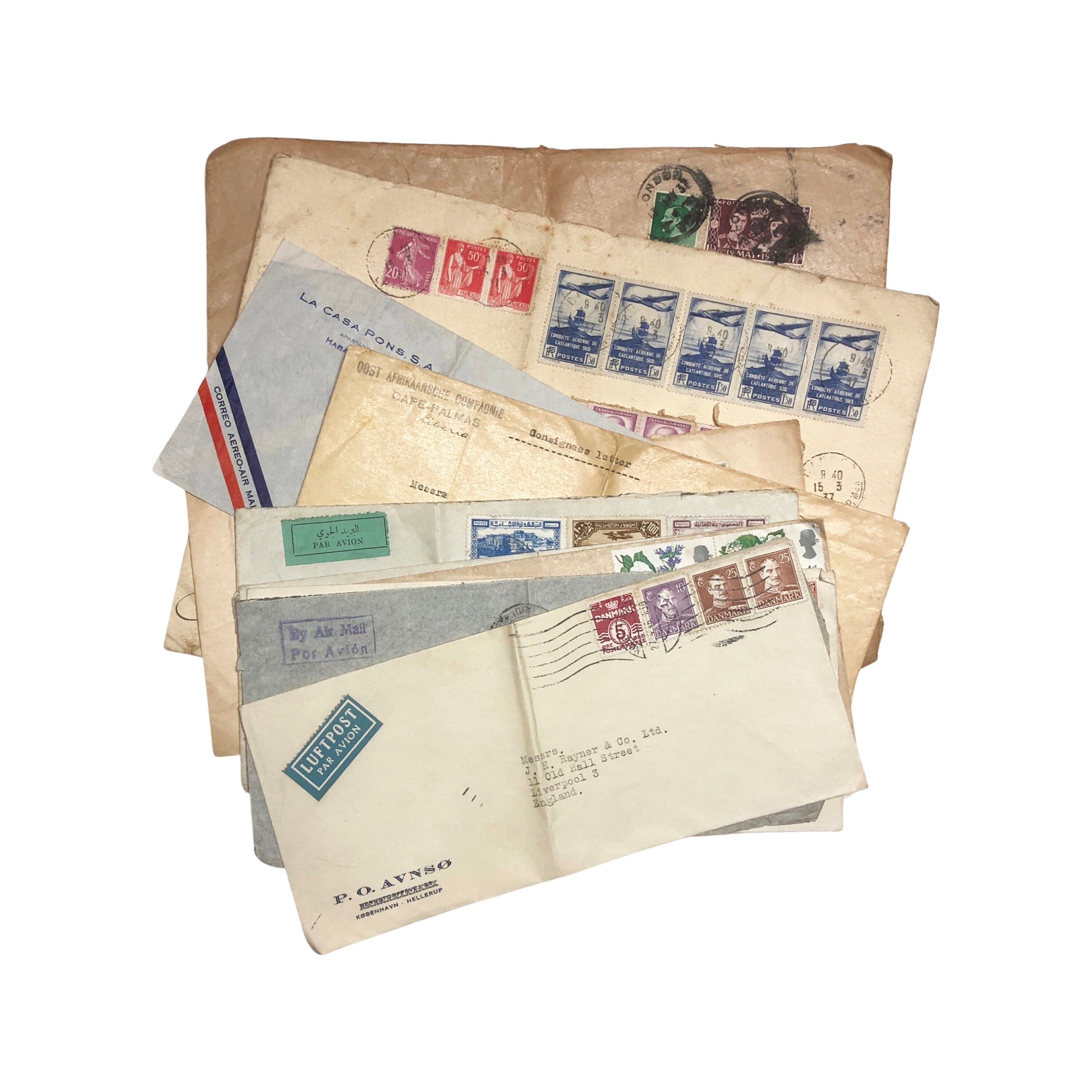 Stack Of Old Envelopes