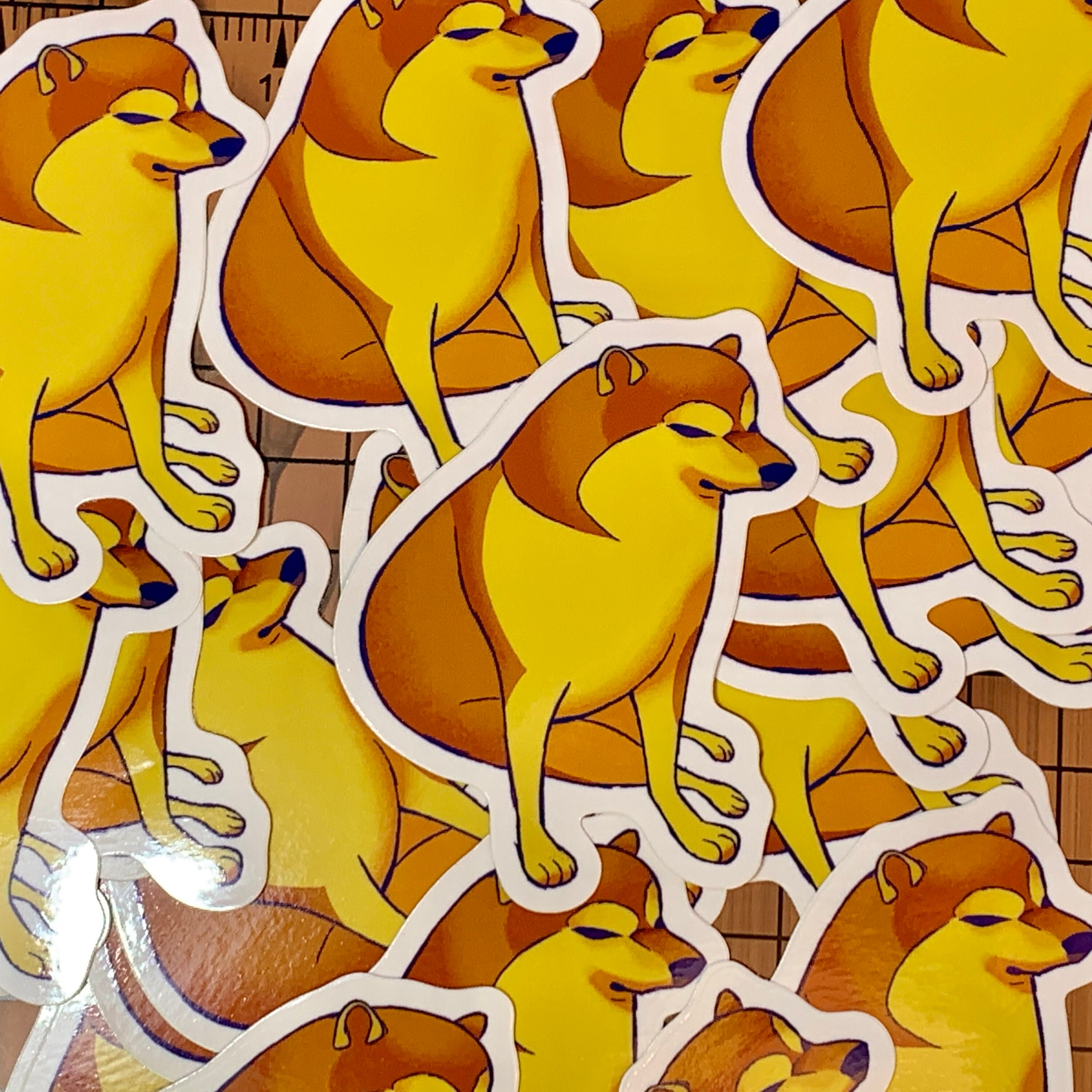 CHEEMS Meme Sticker vinyl Doge Lore - Etsy Canada