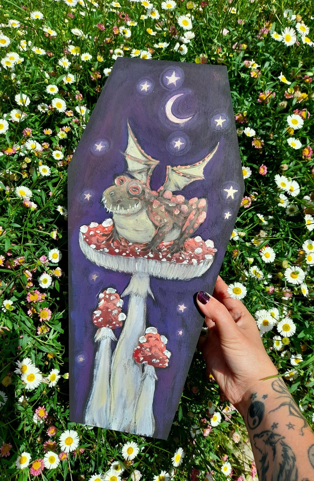 Dragon Toad Large COFFIN BOX - Etsy