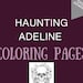 Haunting Adeline Coloring Pages - Etsy