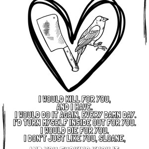 Butcher & Blackbird Coloring Pages PDF DOWNLOAD - Etsy