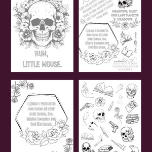 Haunting Adeline Coloring Pages - Etsy